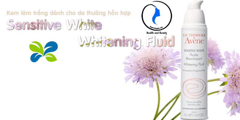 Kem làm trắng Sensitive White Whitening Fluid 50ml dành cho da thường ...