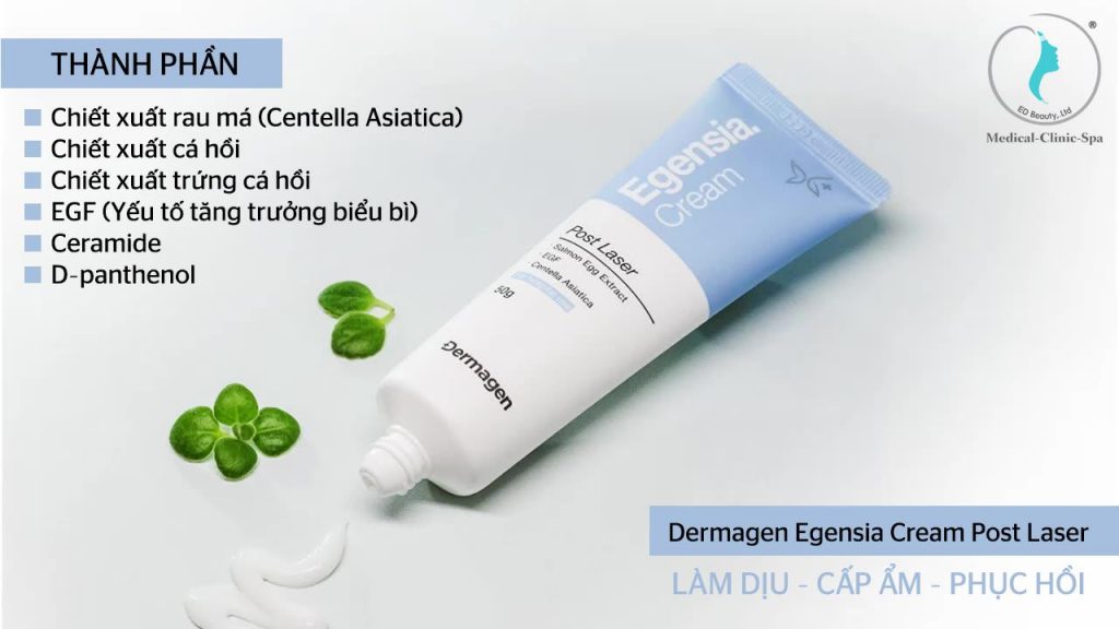 HIỆU QUẢ PHỤC HỒI DA VỚI DERMAGEN EGENSIA CREAM POST LASER