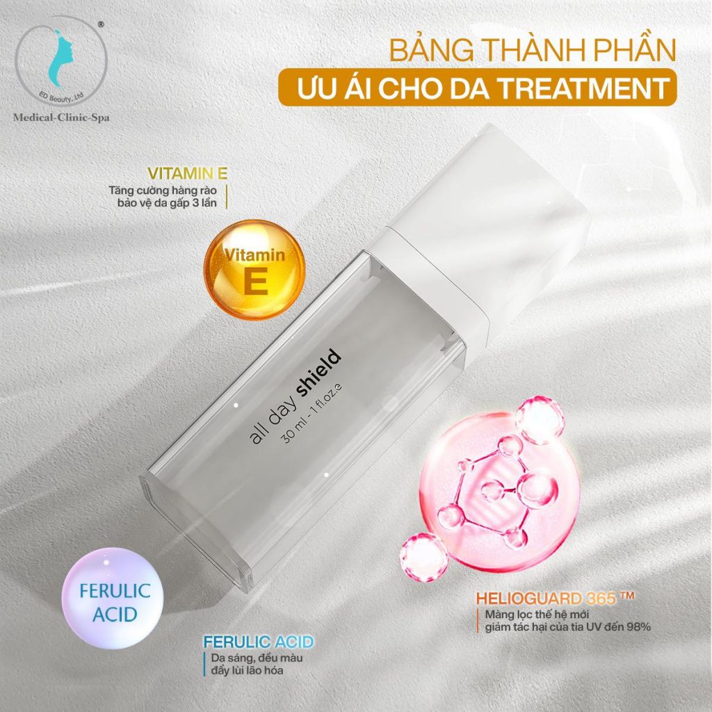 EKSEPTION ALL DAY SHIELD CHỐNG NẮNG HOÀN HẢO CHO DA TREATMENT