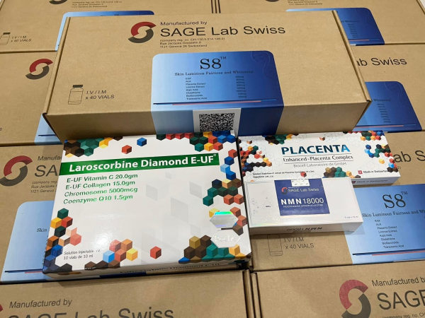 Bộ 4 sản phẩm truyền trắng S8 SAGE Lab Swiss Thụy Sĩ