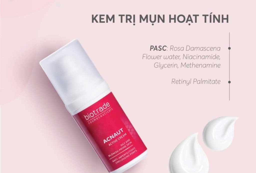 Kem chấm mụn Biotrade Acnaut Active Cream 30ml