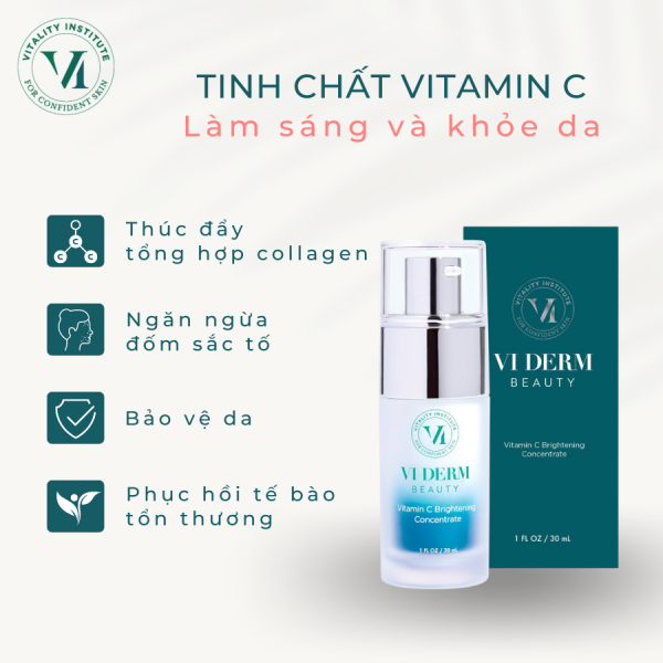 Tinh chất làm sáng da VI Derm Vitamin C Brightening Concentrate | Ed beauty