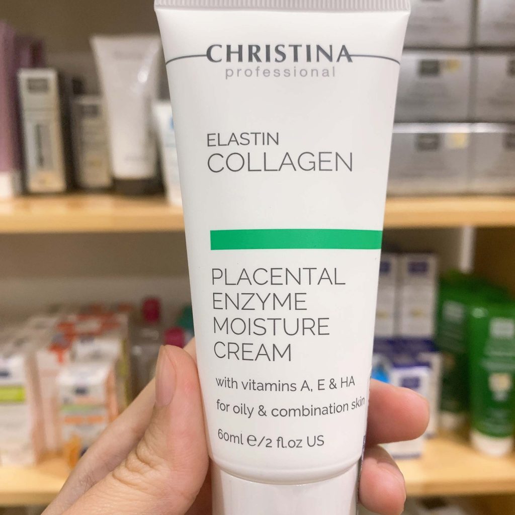 Kem dưỡng ẩm da dầu Christina Elastin Collagen Placental Enzyme ...