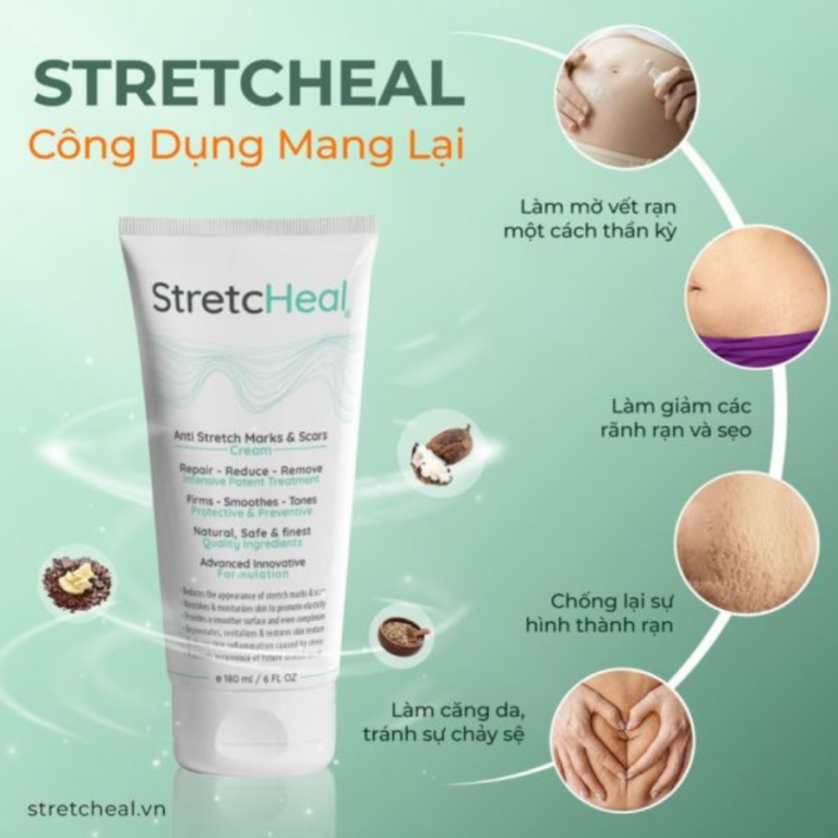 Kem trị rạn da và chống sẹo Stretcheal Anti Stretch Marks & Scars Cream ...