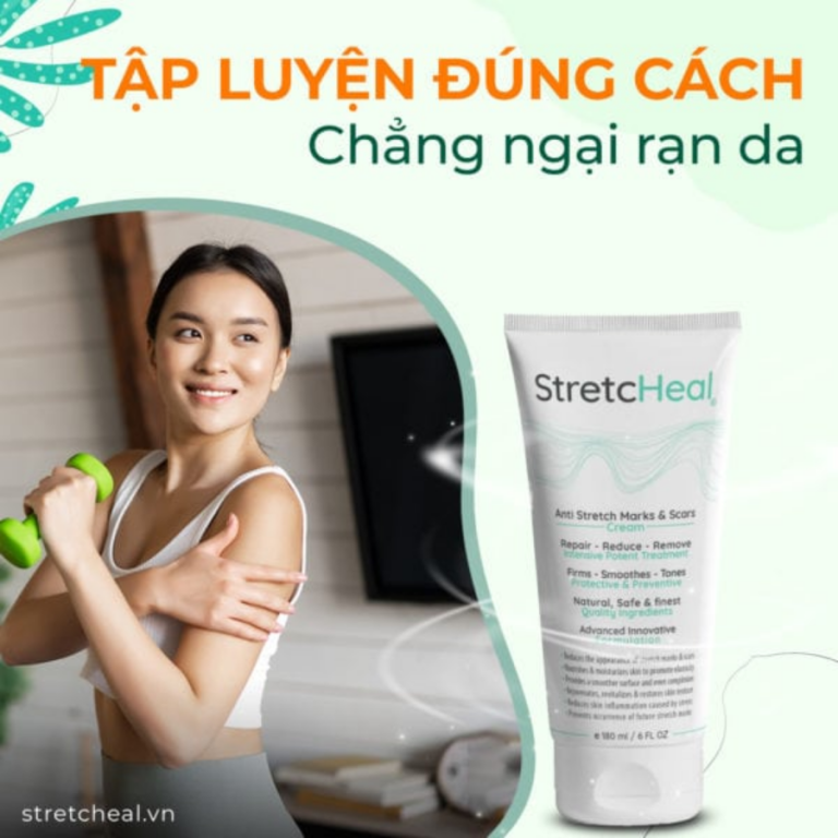 Kem trị rạn da và chống sẹo Stretcheal Anti Stretch Marks & Scars Cream ...