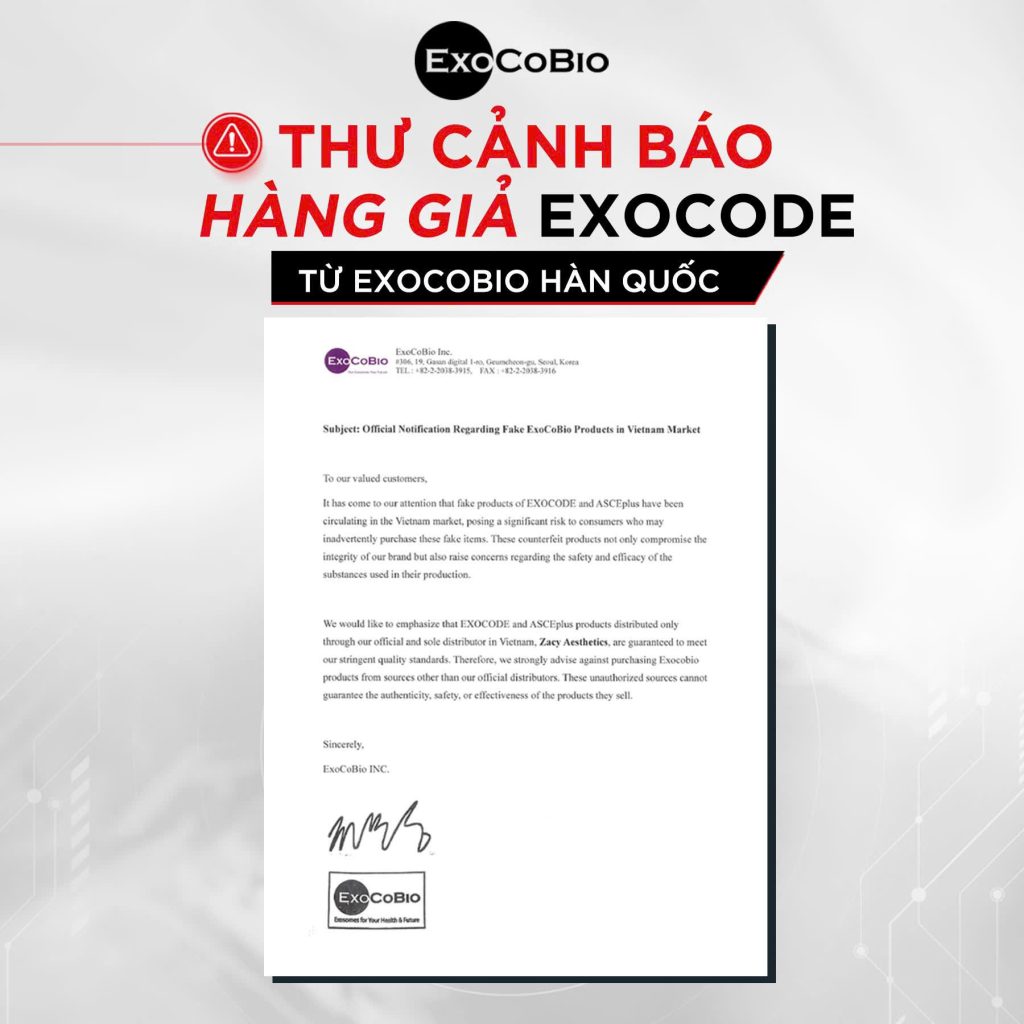 CẢNH BÁO MESO THERAPY EXOCODE GIẢ; ĐÂU LÀ CÁCH PHÂN BIỆT HÀNG THẬT ...