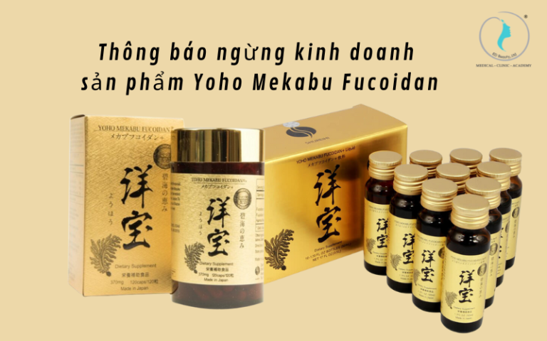 Thông báo ngừng kinh doanh sản phẩm Yoho Mekabu Fucoidan | Ed beauty